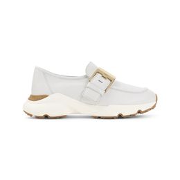 Tod's Tod's Low-Top Sneaker - Chunky White Leather Sneakers With Distinctive Buc - Gr. 37 (EU) - in Wei&szlig; - f&uuml;r Damen