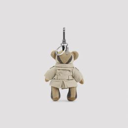 Burberry Schl&uuml;ssel- & Taschenanh&auml;nger - Trench Coat Teddy Bear Keychain In Cashmere - f&uuml;r Damen