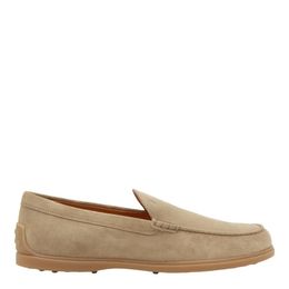 Tod's Tod's Loafer - Sleek Suede Loafers With Rounded Toe - Gr. 9_5 - in Beige - f&uuml;r Damen