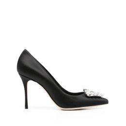 Sergio Rossi Hohe Schuhe - Pointed Toe Pumps - Gr. 40 (EU) - in Schwarz - f&uuml;r Damen
