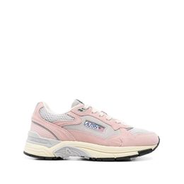 Autry Low-Top Sneaker - Panelled Light Grey And Soft Pink Sneakers - Gr. 38 (EU) - in Wei&szlig; - f&uuml;r Damen