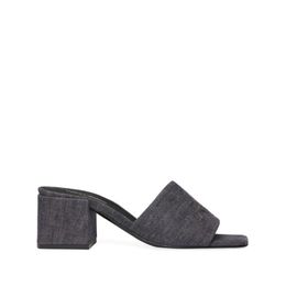 Courr&egrave;ges Courr&egrave;ges Sandalen - Textured Grey Slip-On Sandals - Gr. 38 (EU) - in Grau - f&uuml;r Damen