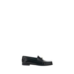 Tod's Brushed Leather Loafers - Gr. 36 (EU) - in Schwarz