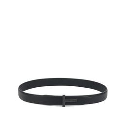 Tom Ford G&uuml;rtel - "T Icon" Belt - Gr. 100 - in Schwarz - f&uuml;r Damen
