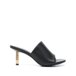 Givenchy Slipper & Pantoletten - G Cube 75Mm Calf Leather Mules - Gr. 37 (EU) - in Schwarz - f&uuml;r Damen