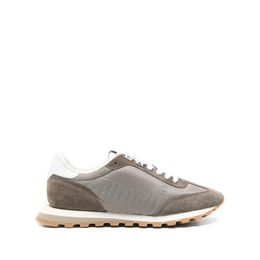 AMI Paris Low-Top Sneaker - Low-Top Sneakers With Suede Panels - Gr. 42 (EU) - in Grau - f&uuml;r Damen