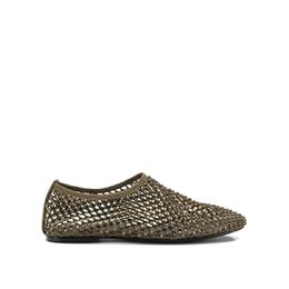 Strategia Lightweight Mesh Ballerinas With Textured Embellis - Gr. 39 (EU) - in Grau