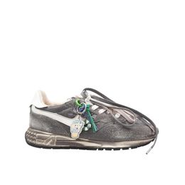 Autry Low-Top Sneaker - Reelwind Super Vintage Nylon And Suede Sneakers In - Gr. 42 (EU) - in Grau - f&uuml;r Damen