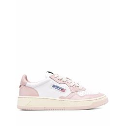 Autry Low-Top Sneaker - Light Pink And White Leather Low-Top Sneakers - Gr. 35 (EU) - in Beige - f&uuml;r Damen