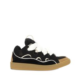 Lanvin Low-Top Sneaker - Low-Top Sneakers With Wave Detail - Gr. 45 (EU) - in Beige - f&uuml;r Damen