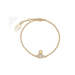 Vivienne Westwood Armband - Gold-Tone Cable Chain Bracelet - Gr. ONE SIZE - in Mehrfarbig - f&uuml;r Damen