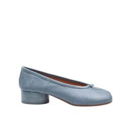 Maison Martin Margiela Tabi Leather Ballerina Flats, Light Blue - Gr. 36 (EU) - in Blau