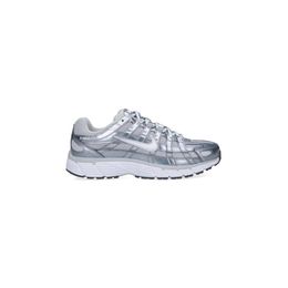Nike Low-Top Sneaker - "P-6000" Sneakers Grey - Gr. 10 - in Silber - f&uuml;r Damen