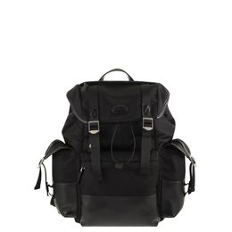 Tod's Tod's Rucks&auml;cke - Structured Fabric And Nappa Leather Backpack - Gr. unisize - in Schwarz - f&uuml;r Damen