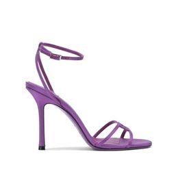 Jimmy Choo Sandalen - "1998 Leo 100 Mm" Heeled Sandals - Gr. 38 (EU) - in Lila - f&uuml;r Damen