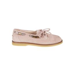 Pinko Nude Suede Leather Loafers - Gr. 36 (EU) - in Rosa