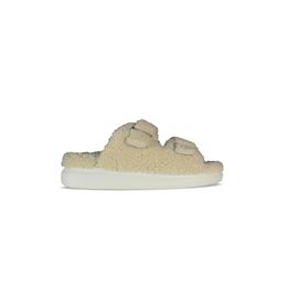 Alexander McQueen Loafer - Shearling-Lined Slides - Gr. 42 (EU) - in Beige - f&uuml;r Damen
