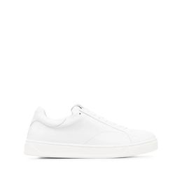 Lanvin Low-Top Sneaker - Low-Top White Calf Leather Trainers - Gr. 40 (EU) - in Wei&szlig; - f&uuml;r Damen