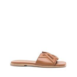 Vic Mati&eacute; Vic Mati&eacute; Sandalen - Taupe Brown Flat Sandals - Gr. 37 (EU) - in Braun - f&uuml;r Damen