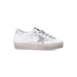 Golden Goose Deluxe Brand Golden Goose Low-Top Sneaker - Low-Top Vintage-Inspired Leather Sneakers With Met - Gr. 39 (EU) - in Wei&szlig; - f&uuml;r Damen