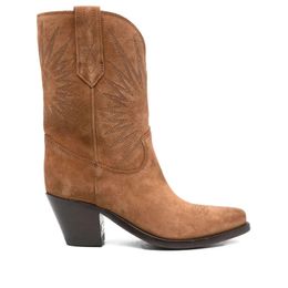 Golden Goose Deluxe Brand Golden Goose Stiefel - Mid-Calf Brown Calf Suede Boots - Gr. 40 (EU) - in Braun - f&uuml;r Damen
