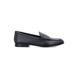 Polo Ralph Lauren Pebbled Leather Penny Loafer - Gr. 7 - in Schwarz