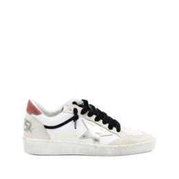 Golden Goose Deluxe Brand Golden Goose Low-Top Sneaker - Low-Top Sneakers In Silk And Nylon Blend - Gr. 38 (EU) - in Wei&szlig; - f&uuml;r Damen