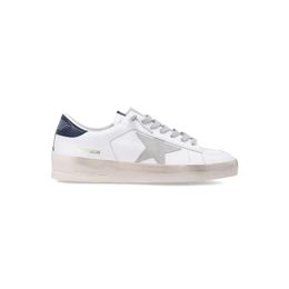 Golden Goose Deluxe Brand Golden Goose Low-Top Sneaker - Stardan Vintage Leather Sneakers With Distressed S - Gr. 44 (EU) - in Wei&szlig; - f&uuml;r Damen