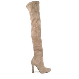 Polo Ralph Lauren Stiefel - Louren Thigh-High Boots - Gr. 37 (EU) - in Beige - f&uuml;r Damen