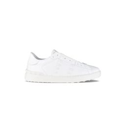 Valentino Garavani Low-Top Sneaker - Rockstud 11 Untitled Sneakers - Gr. 40,5 (EU) - in Wei&szlig; - f&uuml;r Damen