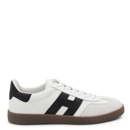 Hogan Low-Top Sneaker - White And Black Leather Sneakers - Gr. 8_5 - in Wei&szlig; - f&uuml;r Damen
