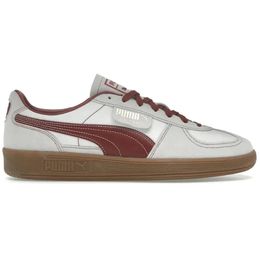 Puma Low-Top Sneaker - Puma Palermo OG Warm White Intense Red - Gr. 42,5 (EU) - in Wei&szlig; - f&uuml;r Damen