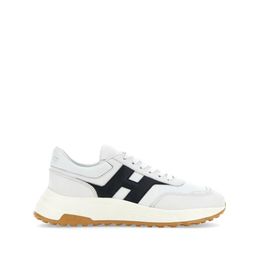 Hogan Low-Top Sneaker - White Silk And Nylon Sneakers - Gr. 7 - in Wei&szlig; - f&uuml;r Damen