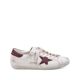 Golden Goose Deluxe Brand Golden Goose Low-Top Sneaker - Low-Top Sneakers With Dark Red Star Emblem - Gr. 41 (EU) - in Grau - f&uuml;r Damen