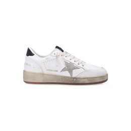 Golden Goose Deluxe Brand Golden Goose Low-Top Sneaker - Ball Star Low-Top Sneakers With Distressed Sole - Gr. 41 (EU) - in Wei&szlig; - f&uuml;r Damen