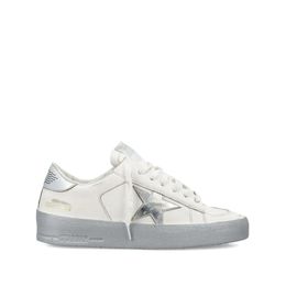 Golden Goose Deluxe Brand Golden Goose Low-Top Sneaker - Low-Top Sneakers With Metallic Silver Star Detail - Gr. 39 (EU) - in Grau - f&uuml;r Damen