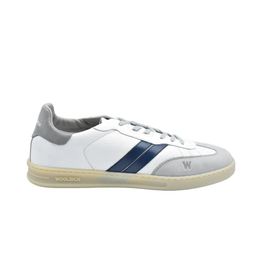 Woolrich Low-Top Sneaker - Low-Top Sneakers With White Leather - Gr. 40 (EU) - in Wei&szlig; - f&uuml;r Damen