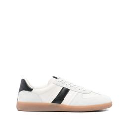 Tom Ford Low-Top Sneaker - Low-Top Sneaker With Ice-Colored Suede Inserts - Gr. 41,5 (EU) - in Wei&szlig; - f&uuml;r Damen