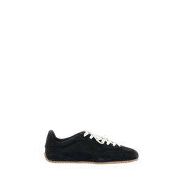 Axel Arigato Low-Top Sneaker - Minimalist Black Suede Daze Runner Sneakers - Gr. 45 (EU) - in Schwarz - f&uuml;r Damen