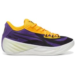 Puma Low-Top Sneaker - Puma All-Pro Nitro Lakers - Gr. 48,5 (EU) - in Wei&szlig; - f&uuml;r Damen