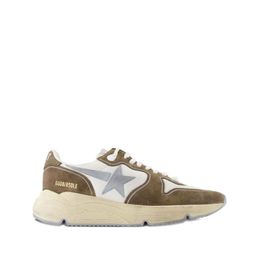 Golden Goose Deluxe Brand Golden Goose Low-Top Sneaker - Low-Top Sneakers With Brown Suede Panelling - Gr. 41 (EU) - in Beige - f&uuml;r Damen