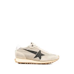 Golden Goose Deluxe Brand Golden Goose Low-Top Sneaker - Textured Mesh Sneakers With Bold Star Graphic - Gr. 36 (EU) - in Grau - f&uuml;r Damen