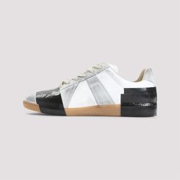 Maison Martin Margiela Maison Margiela Low-Top Sneaker - Low-Top White Sneakers With Tape-Like Overlays - Gr. 45 (EU) - in Wei&szlig; - f&uuml;r Damen