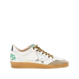 Golden Goose Deluxe Brand Golden Goose Low-Top Sneaker - Low-Top Sneakers With Silver Star Accents - Gr. 39 (EU) - in Wei&szlig; - f&uuml;r Damen