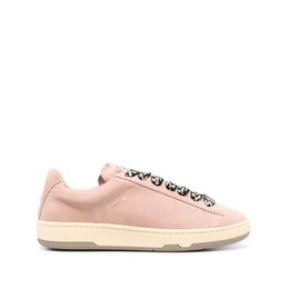Lanvin Low-Top Sneaker - Powder Pink Calf Suede Low-Top Sneakers - Gr. 42 (EU) - in Beige - f&uuml;r Damen