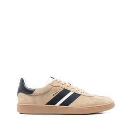 Bally Low-Top Sneaker - Low-Top Suede Sneakers - Gr. 40 (EU) - in Beige - f&uuml;r Damen