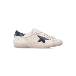 Golden Goose Deluxe Brand Golden Goose Low-Top Sneaker - Distressed Leather Super-Star Classic Sneakers - Gr. 42 (EU) - in Beige - f&uuml;r Damen