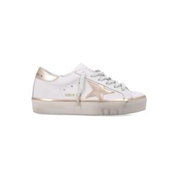 Golden Goose Deluxe Brand Golden Goose Low-Top Sneaker - Hi Star White Leather Sneakers With Metallic Accen - Gr. 39 (EU) - in Wei&szlig; - f&uuml;r Damen