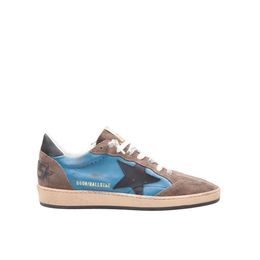 Golden Goose Deluxe Brand Golden Goose Low-Top Sneaker - Ballstar Suede Sneakers, Grey And Blue - Gr. 40 (EU) - in Rosa - f&uuml;r Damen