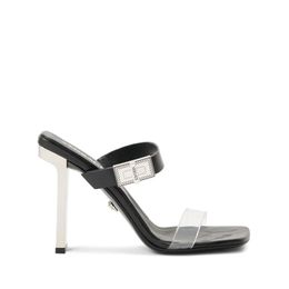 Versace Sandalen - Calf Leather Sandals - Gr. 36 (EU) - in Grau - f&uuml;r Damen